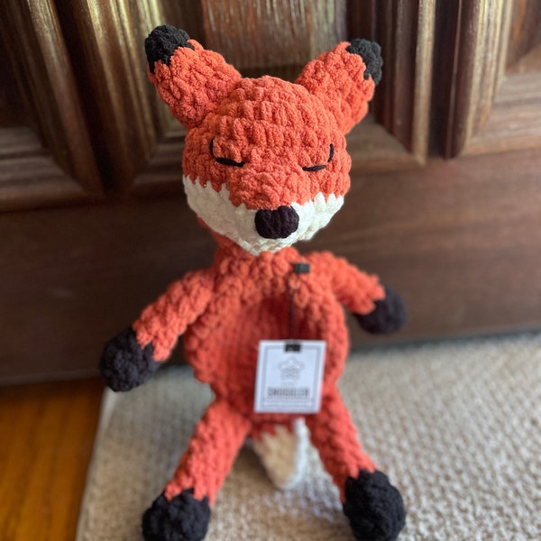 Pattern: Fergus the Fox Snuggler Pattern, Crochet Fox, Crochet Pattern ...
