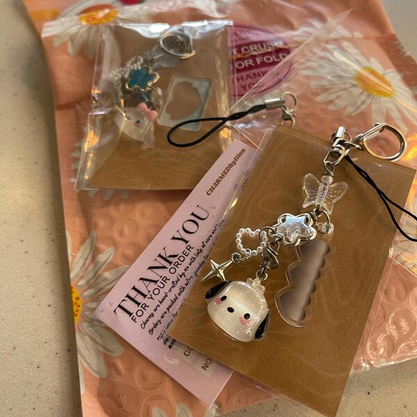 Coquette Inspired Jelly / Jellyfish Keychains Charms / Car Keychain ...