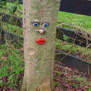 Willy the Tree Face. Funny Faces for Trees. Outdoor Sculpture - Etsy