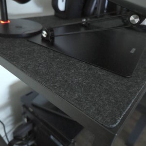 Felt Desk Pad Custom Felt Desk Mat Office Desk Accessories - Etsy