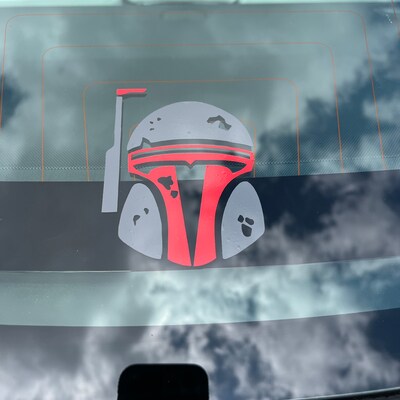 Tesla Fett Mandalorian Die Cut Decal - Etsy