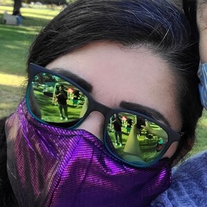 5-pack Sparkly Face Masks / Gold Glitter / Chromatic Masks / - Etsy