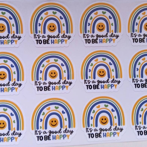 It’s A Good Day, Motivational Sticker Sheet, Cute Positivity Stickers ...