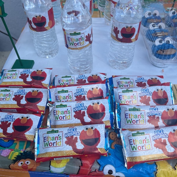 Elmo's World Party Favor Package: Custom Birthday Decor - Etsy
