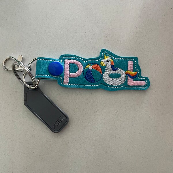 Pool Keychain, Embroidered, Keyfob, Handmade, Swimming Pool, Summer - Etsy