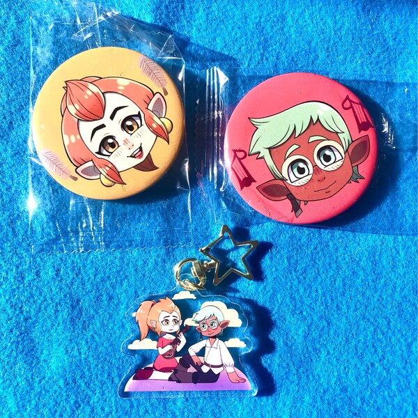 Homestuck Hiveswap Chibi Mini Acrylic Pins 2 limited Stock - Etsy