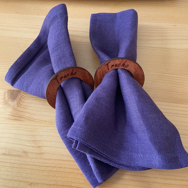 Personalized Napkin Rings, Napkin Rings Holders, Napkin Rings Wedding ...