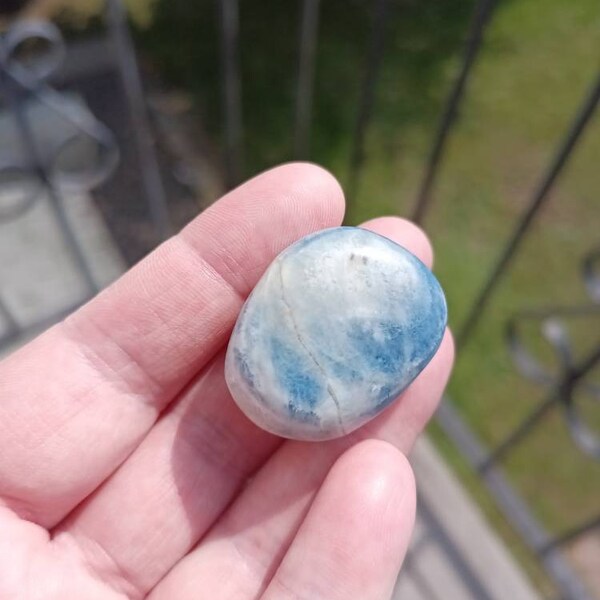 Chunky Blue Scheelite Tumbles, Pocket Crystals, Crystals for Grids ...