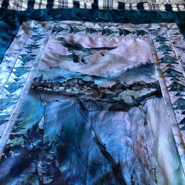 Mountain Elk Quilt Epattern, 5657-2e, Digital Pattern, Elk Panel Lap ...
