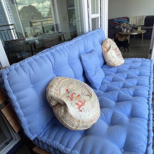 Furniture Protector, Sofa Topper, Linen Couch Cover, for Dogs and Cats ...