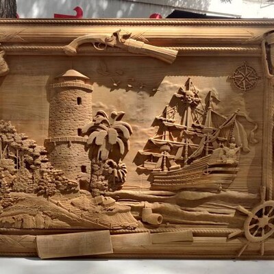 Wood Wall Art, Feather STL Model, CNC Router Carving Artcam File, Wall ...