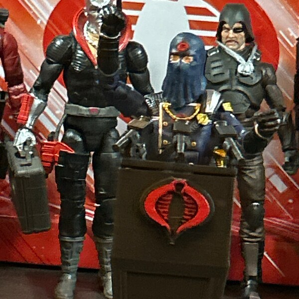 GI Joe 3d Printed Throne & Podium for Cobra Commander Destro for 6 Inch ...