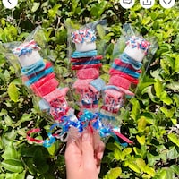 10 Blue Green Candy Kabobs Toddler Birthday Favors, Kids Party Favors ...