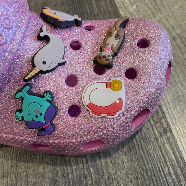 Personalized Mini Blinged Croc Shoe Charm - Etsy