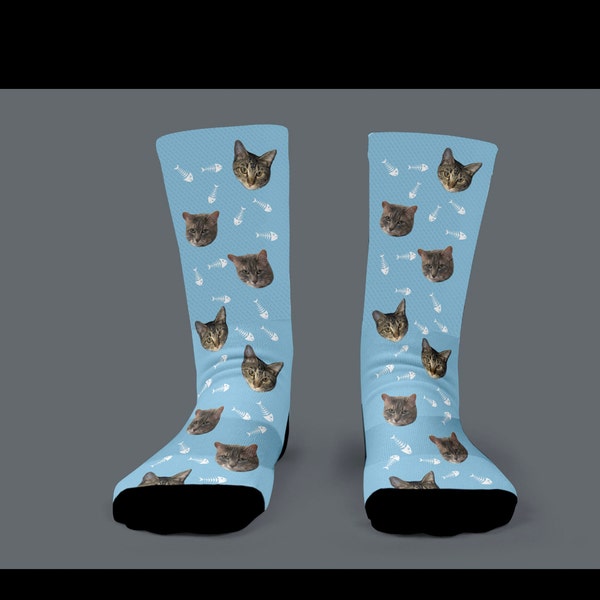 Custom Pet Socks, Put Your Cute Dog on Socks, Dog Lovers Gift, Funny ...