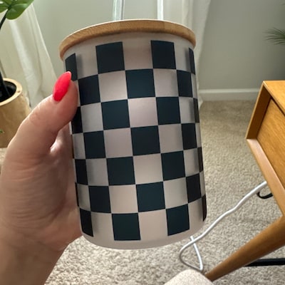 Retro Checkered Mug Sublimation Checkered Mug Coffee Mug Sublimation ...