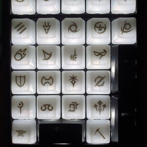 FFXIV Keycap Set Final Fantasy Jobs Symbols - Etsy