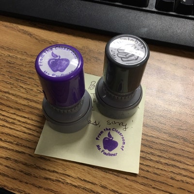 Personalized Teacher Stamp,self Inking Stamp,school Teacher Stamp ...