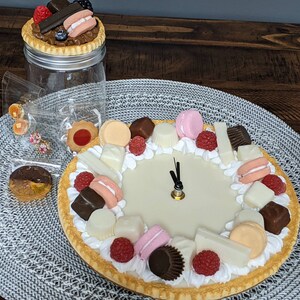 Small Cherry Pie Clock | Etsy