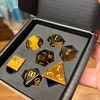 Natural Stone Dnd Full Dice Set| Tiger Eye Dnd Dice Set Sorcerer ...