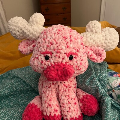 Amigurumi Moose Pattern, Plush Pattern, Moose Toy, Moose Pattern ...