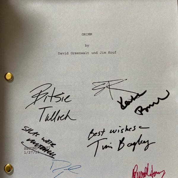 Pretty Little Liars TV Script Signed Autographed Ashley Benson, Lucy ...