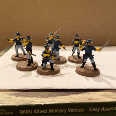 Wild West Union 7th Cavalry Soldiers on Foot Miniatures - Etsy