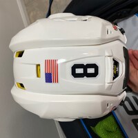 Custom 1 1/2 Inch Individual Helmet Numbers Dye Cut for Each Player ...