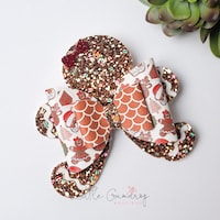 Christmas Gingerbread Bow Template, Christmas Bow SVG, Christmas SVG ...