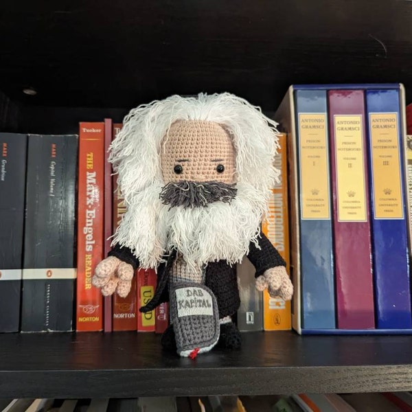 Philosopher Karl Marx Crochet Decor, Karl Marx Amigurumi Doll ...