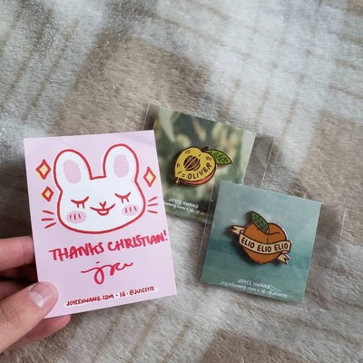 ELIO Enamel Pin - Etsy