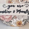 Spring Round Sign, Personalized Wood Sign, Round Wood Sign, Nursery ...