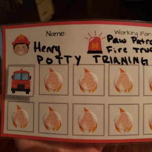 Construction Trucks Reward Chart Token Board Special | Etsy