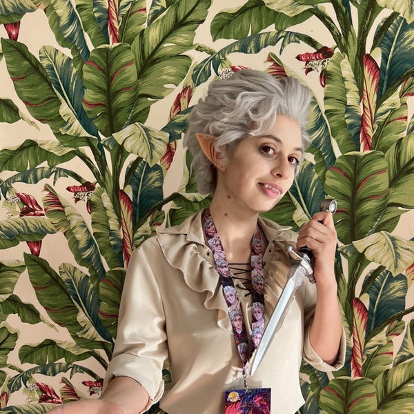 Black Elven Lacefront Fantasy Wig - Etsy