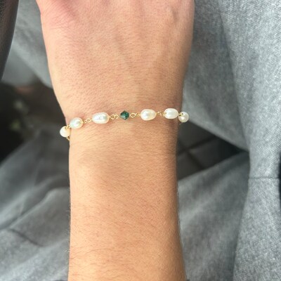 Real Freshwater Pearl Drop Earrings, Minimalist Pearl Dangle Earrings, Real Pearl Earrings ...