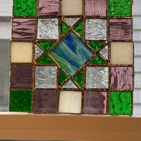 PATTERN • Geometric Quilted Square Stained Glass Pattern (works With ...