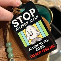 Custom Food Allergy Stickers for Lunch Boxes Labels School Children ...