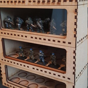 Miniature Storage Tray With Clear Acrylic Window Different - Etsy