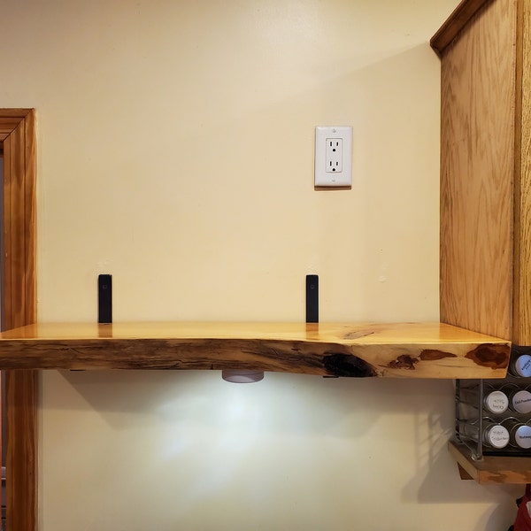 Custom Shelf Bracket, Steel L Forged Iron Shelf Bracket, Kitchen ...