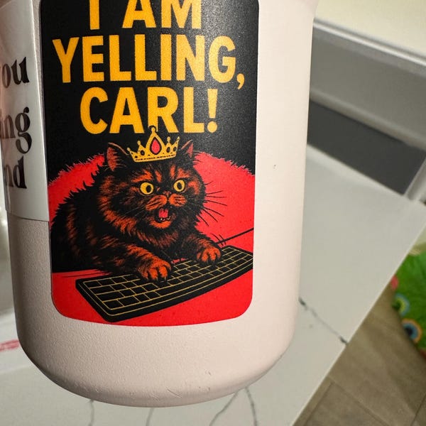 Princess Donut Yelling Vinyl Sticker, Dungeon Crawler Carl Fan Art - Etsy