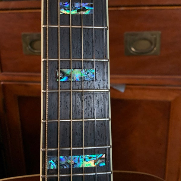 Genuine BLACK Mother of Pearl Shell INLAY Real Shell Thin Sheet Veneer ...