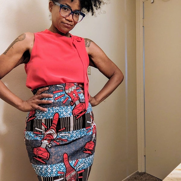 Batik Pinafore Dress, African Print Dress, Colourful Summer Dress ...
