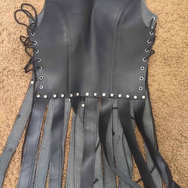 Real Leather Robin Hood Armor Medieval Theatrical Celtic LARP Viking ...