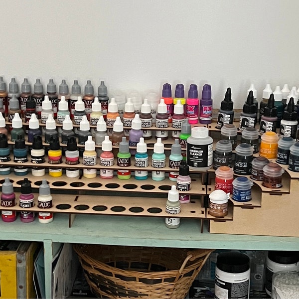 Desktop Hobby Paint Racks - Etsy