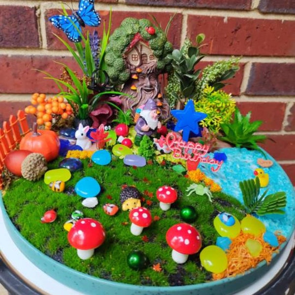 Magic Miniature Fairy Garden Kit Assembled Small World Lightweight Best ...