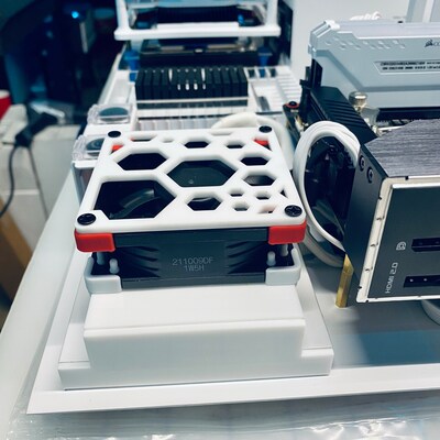 Custom Computer Pc Fan Grill 360mm X 120mm Black Lasercut Acrylic - Etsy