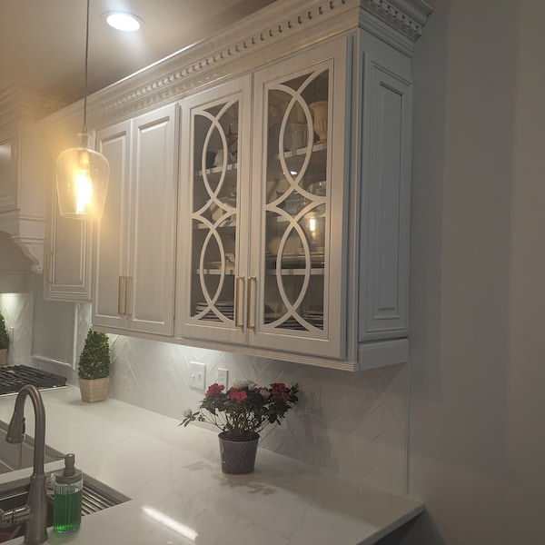 Mullion Glass Door for Existing Kitchen Cabinet Kitchen Mullion Kitchen ...