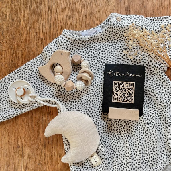 Personalized Wooden QR Code Tipping Box, Custom Made Money Box, Charity ...