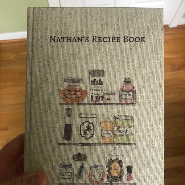 Recipe Book Handmade Cookbook Mother Cooking Notebook A5 Handmade ...