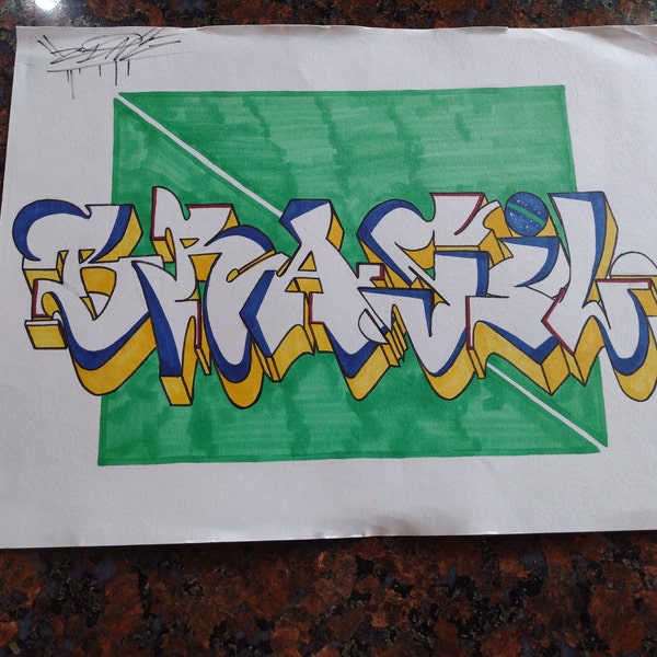 Graffiti, Art, Custom, Handmade, Beautiful, Colorful, Decortations - Etsy